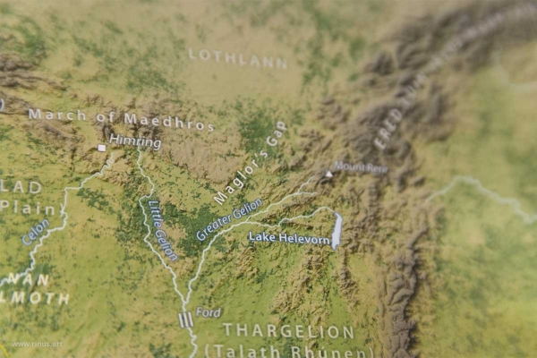 Beleriand Map (Limited Edition) — by Rinus' Art