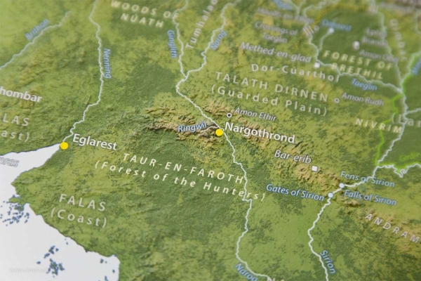 Beleriand Map (Regular Edition) — by Rinus' Art